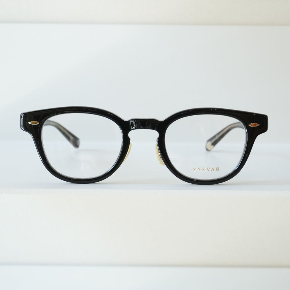 EYEVAN アイヴァン / WEBB-CP 47 / PBK (PIANO BLACK) / メガネ – KRANC OPTICAL